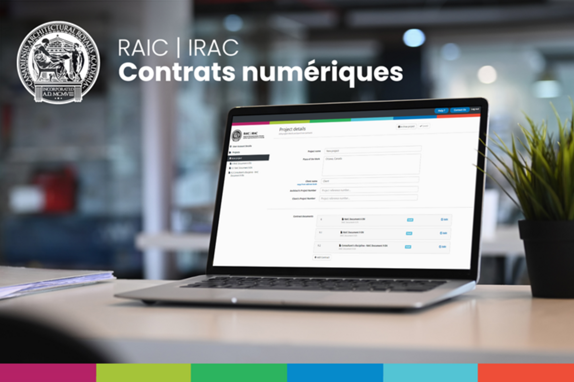 Introduction aux contrats numériques de l’IRAC - Webinaire | Institut royal d'architecture du Canada