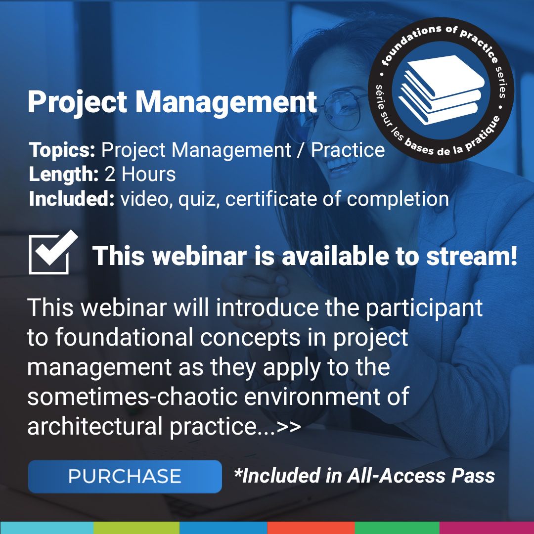 Foundations of Practice Series | Royal Architectural Institute of Canada